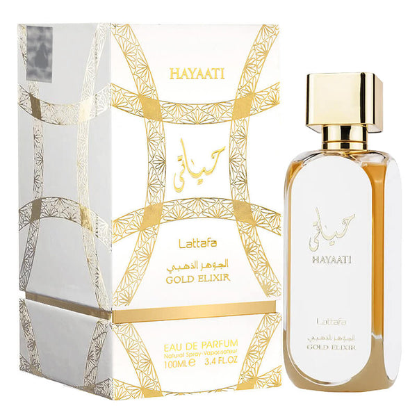 Lattafa Perfumes Hayaati Gold Elixir 100ml EDP (Unisex) SP - PriceRiteMart