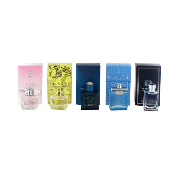 Versace Miniatures Collection 5pc Set 5 x 5ml EDT - PriceRiteMart