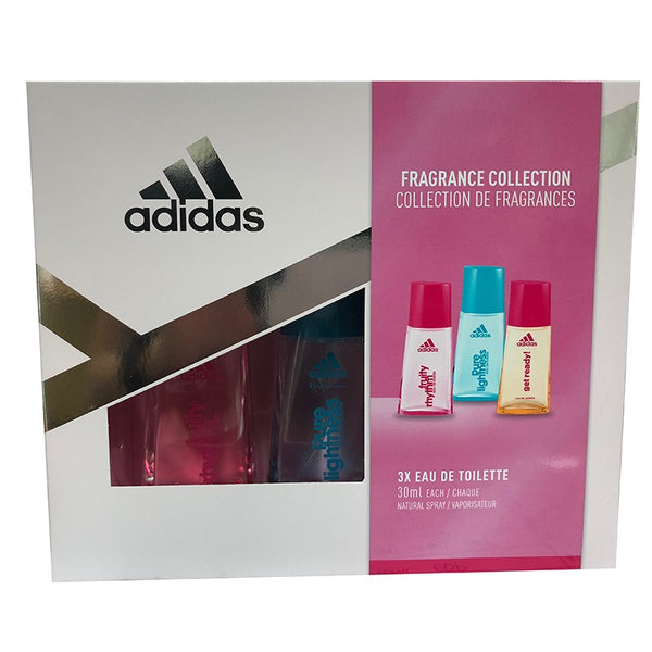 Adidas Fragrance Collection 3pc Set 30ml EDT (L) - PriceRiteMart