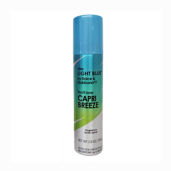 Parfums De Coeur Designer Imposters Capri Breeze Fragrance Body Spray ...